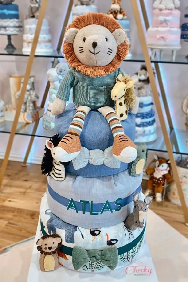Personalized Diaper Cakes for Baby Showers | Cheeky Kakes – CheekyKakes